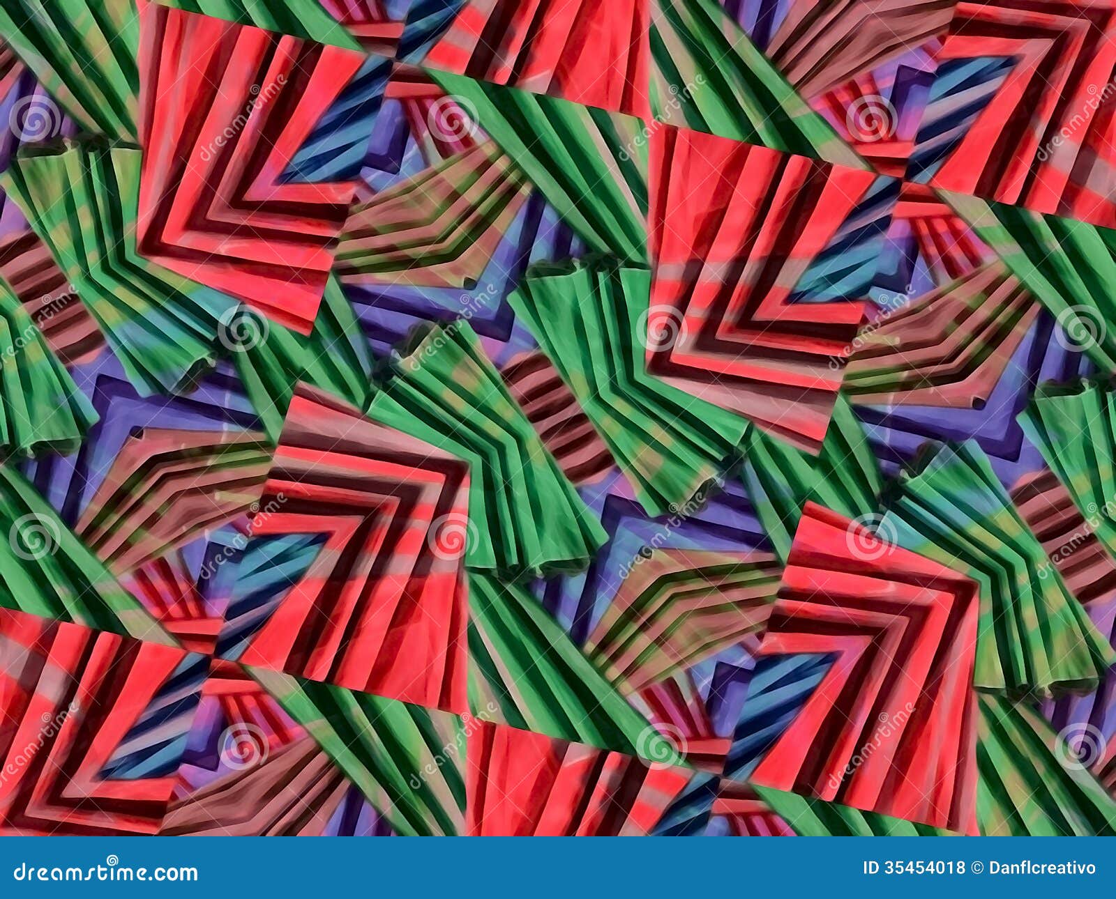 Abstract Diamond Shapes Pattern Stock Photo - Image of raster, pattern ...