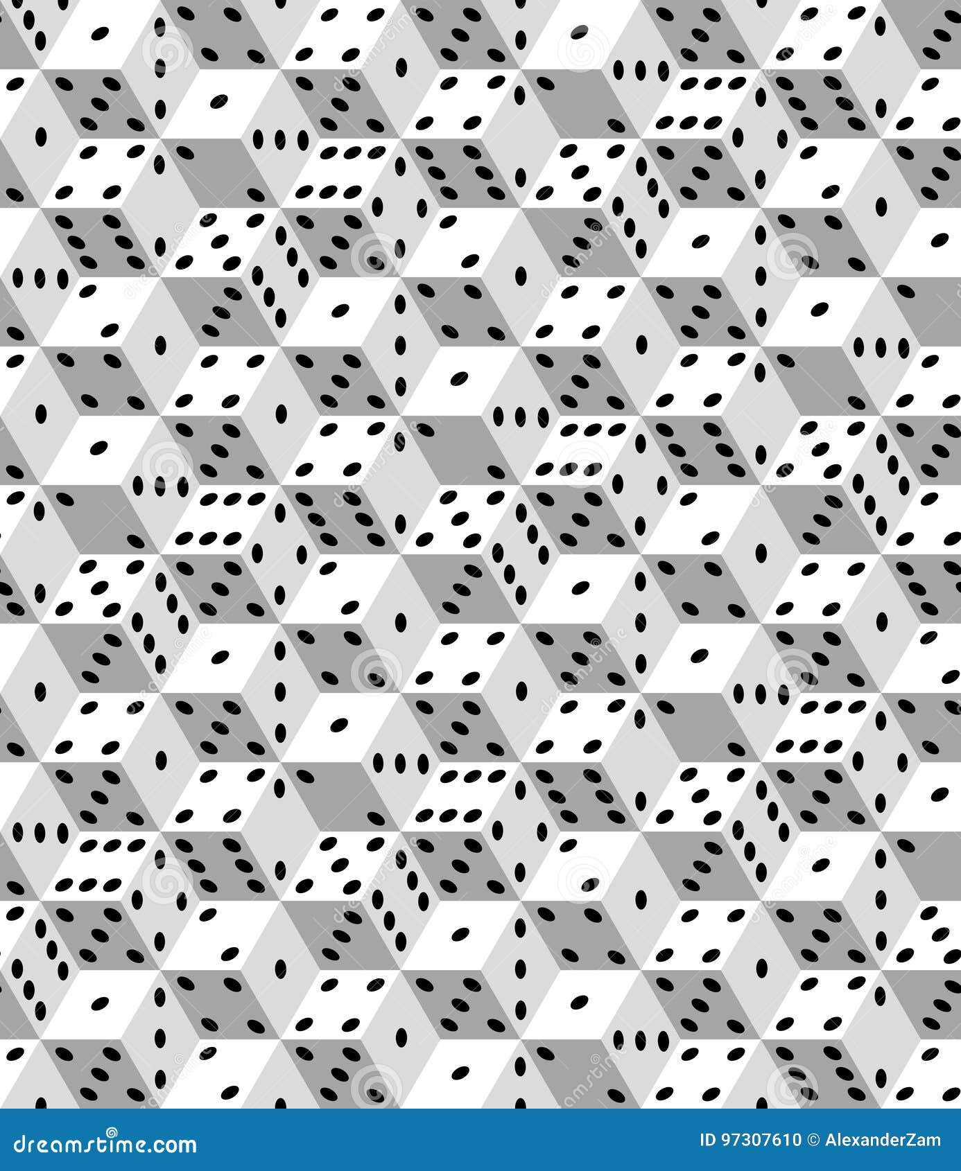 Abstract dice pattern stock vector. Illustration of random - 97307610