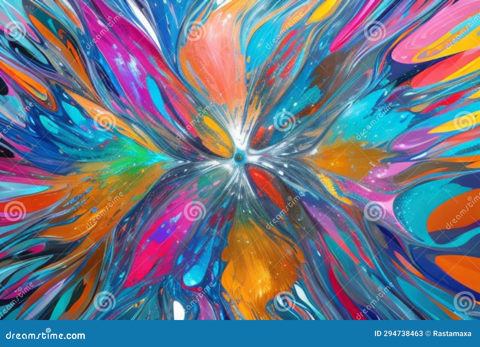 Abstract of Different Colors, Transparent Materials, Materials with ...