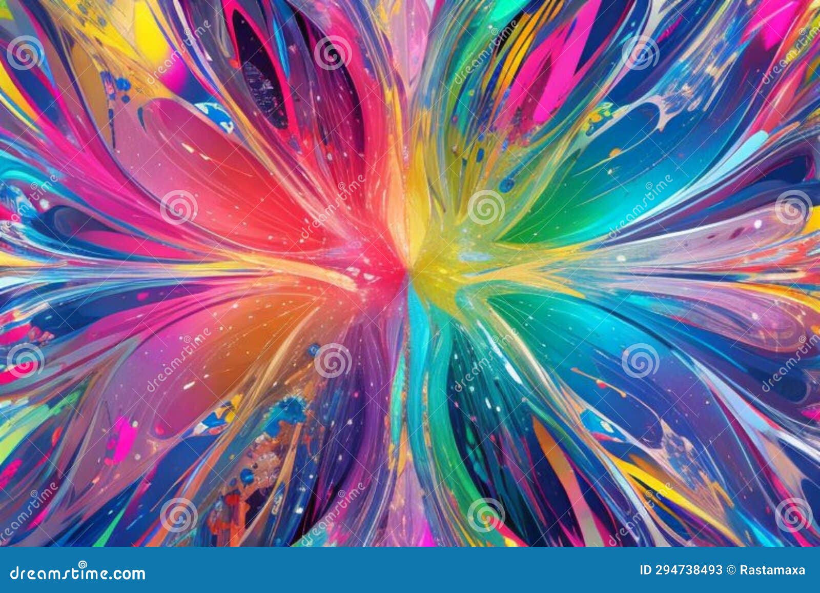 Abstract of Different Colors, Transparent Materials, Materials with ...