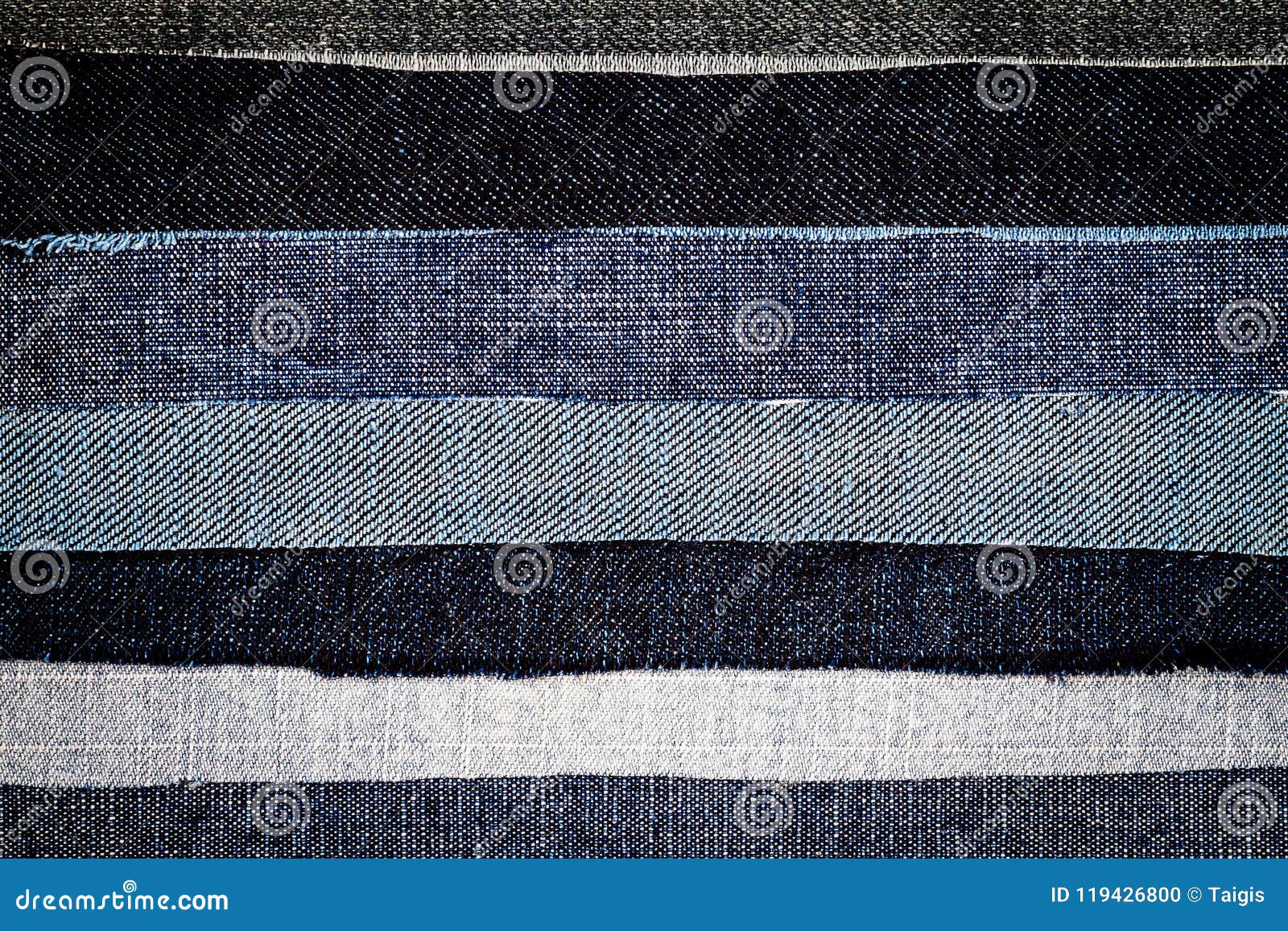 Abstract Different Jeans Stripes Texture Background Stock Photo - Image ...