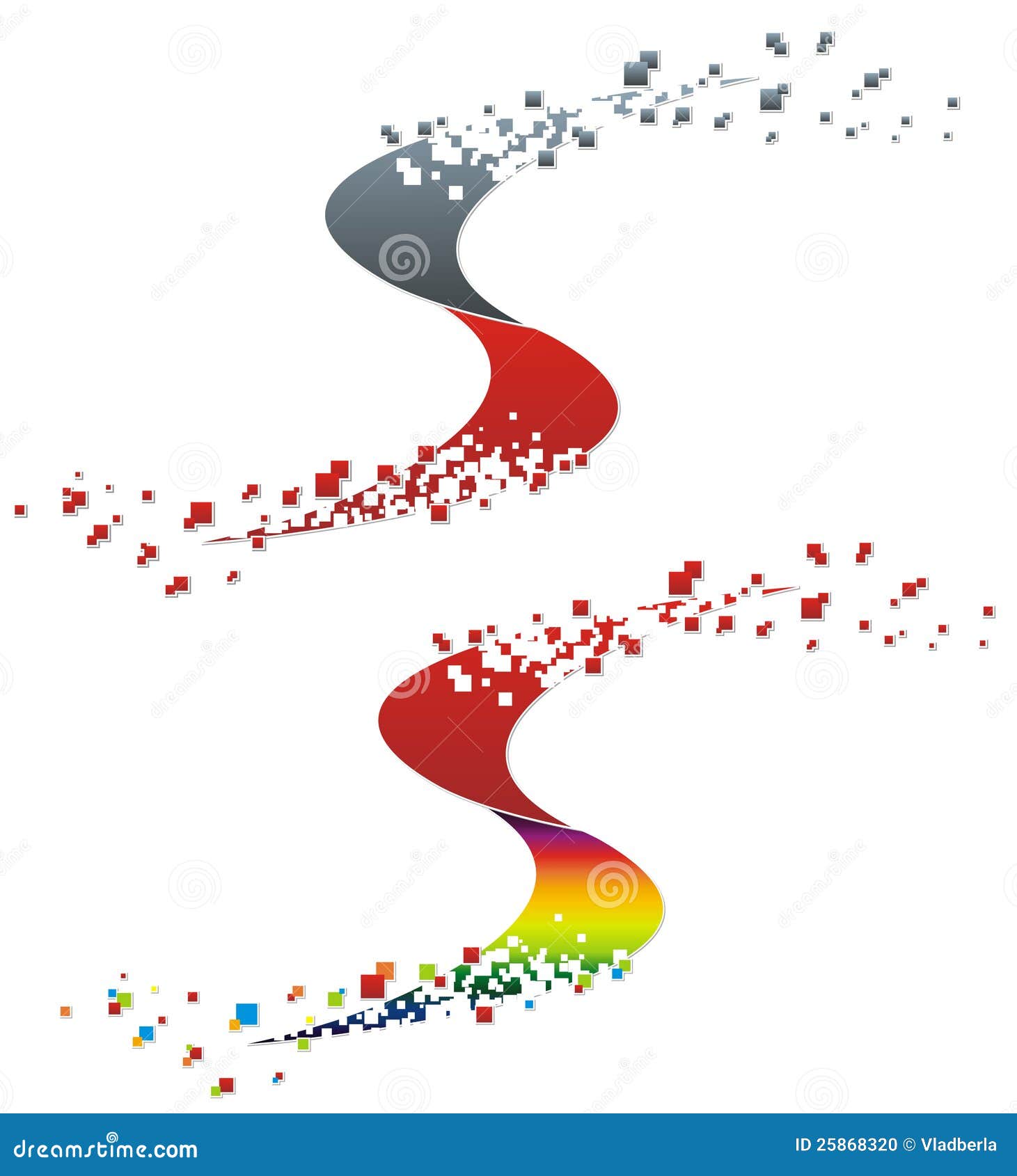 Abstract diffusion swirl stock vector. Illustration of comet - 25868320