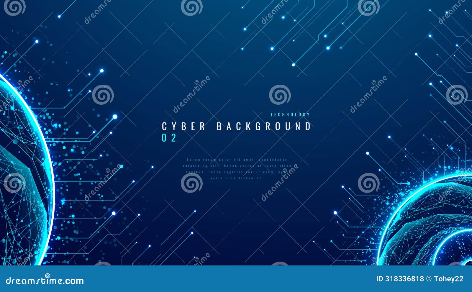 Abstract Digital AI Chat Light Blue Background. Chatbot Concept Stock ...