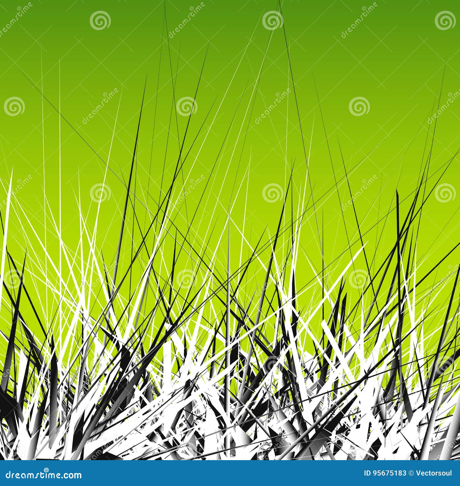 Abstract Digital Art with Array of Random Lines. Use As Poster, Stock ...