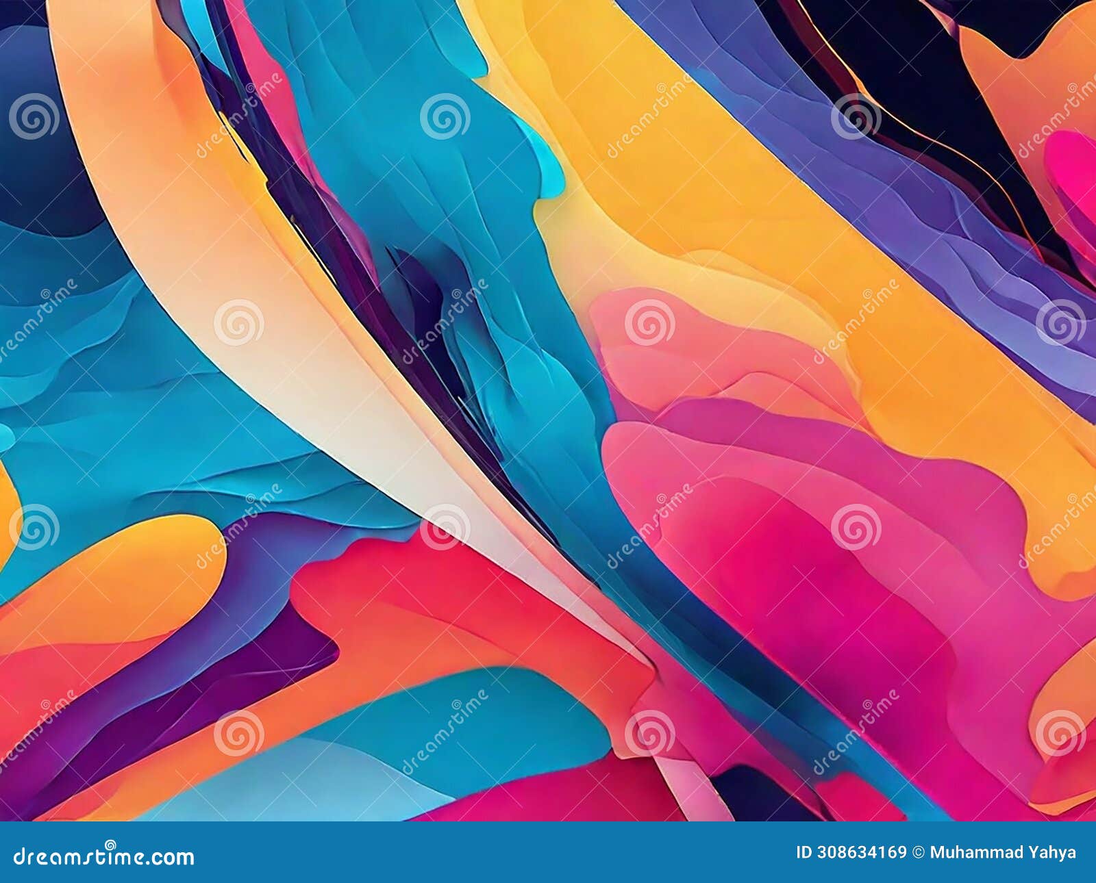 Abstract Digital Art Background for Wallpaper Stock Illustration ...