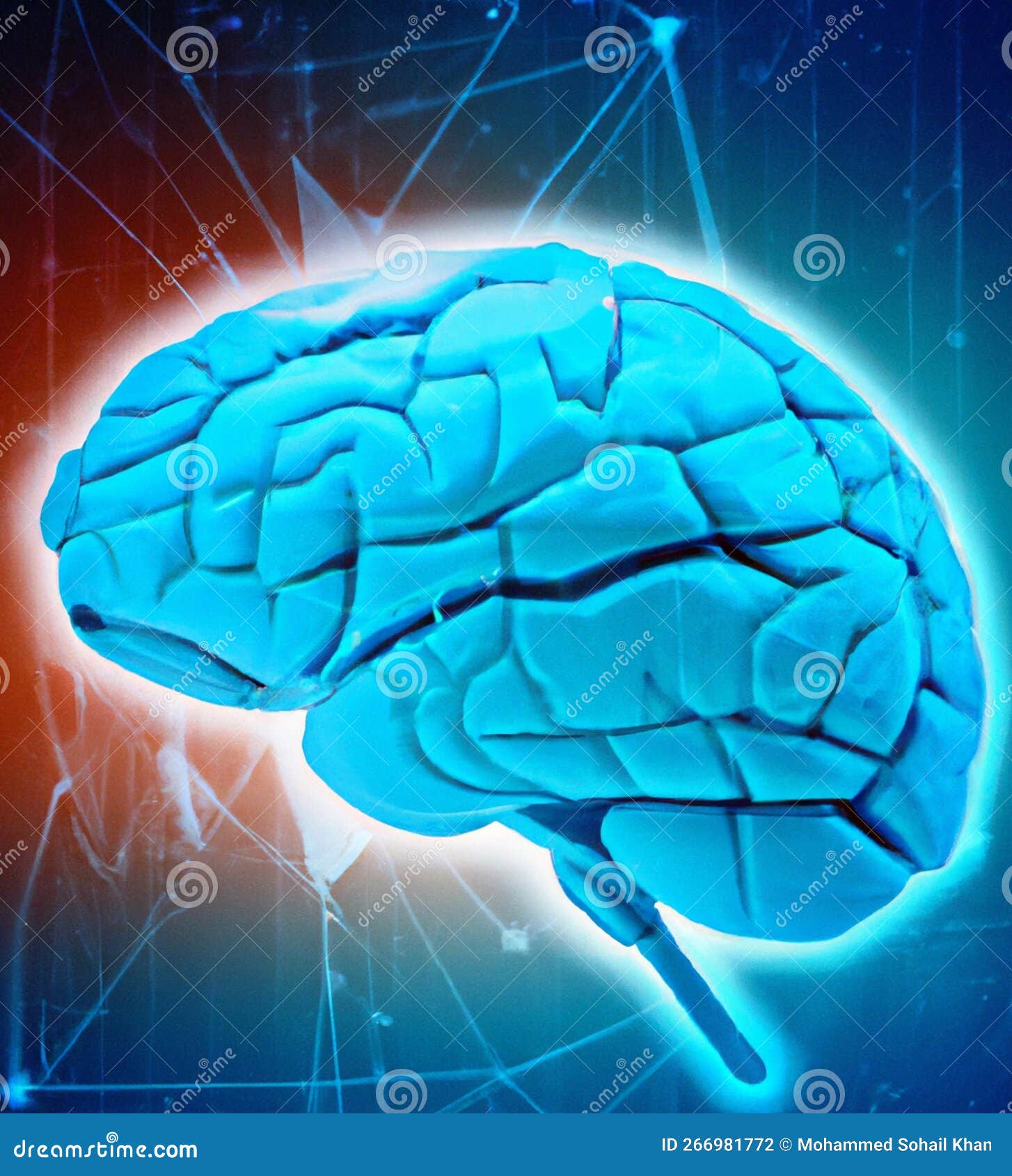 Abstract Digital Art Concept Art of a Human Brain AI Generative Stock ... Abstract Digital Art Concept Art of a Human Brain AI Generative Stock ...