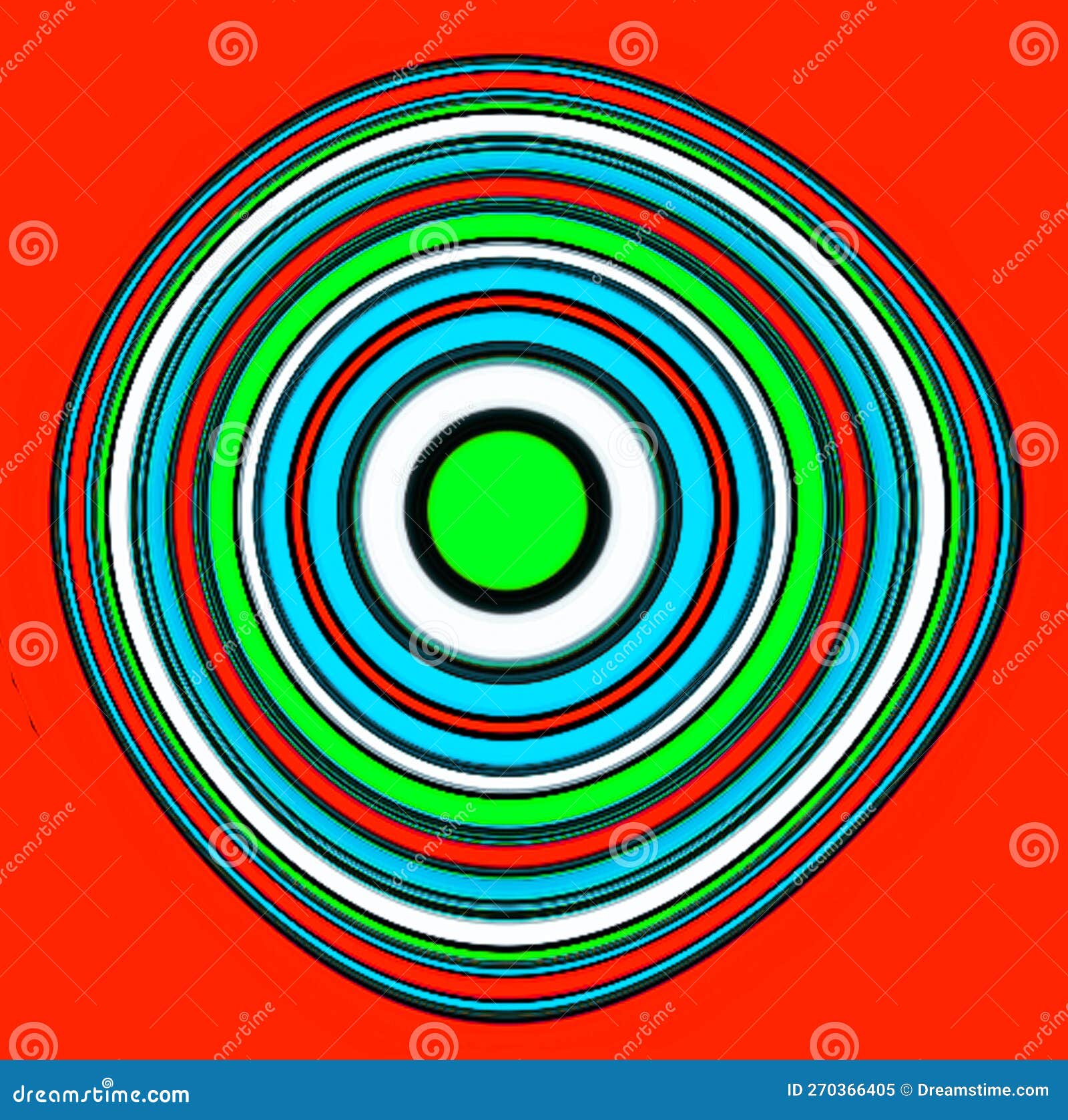 Abstract and Contemporary Digital Art Colourful Circle Design Stock ...