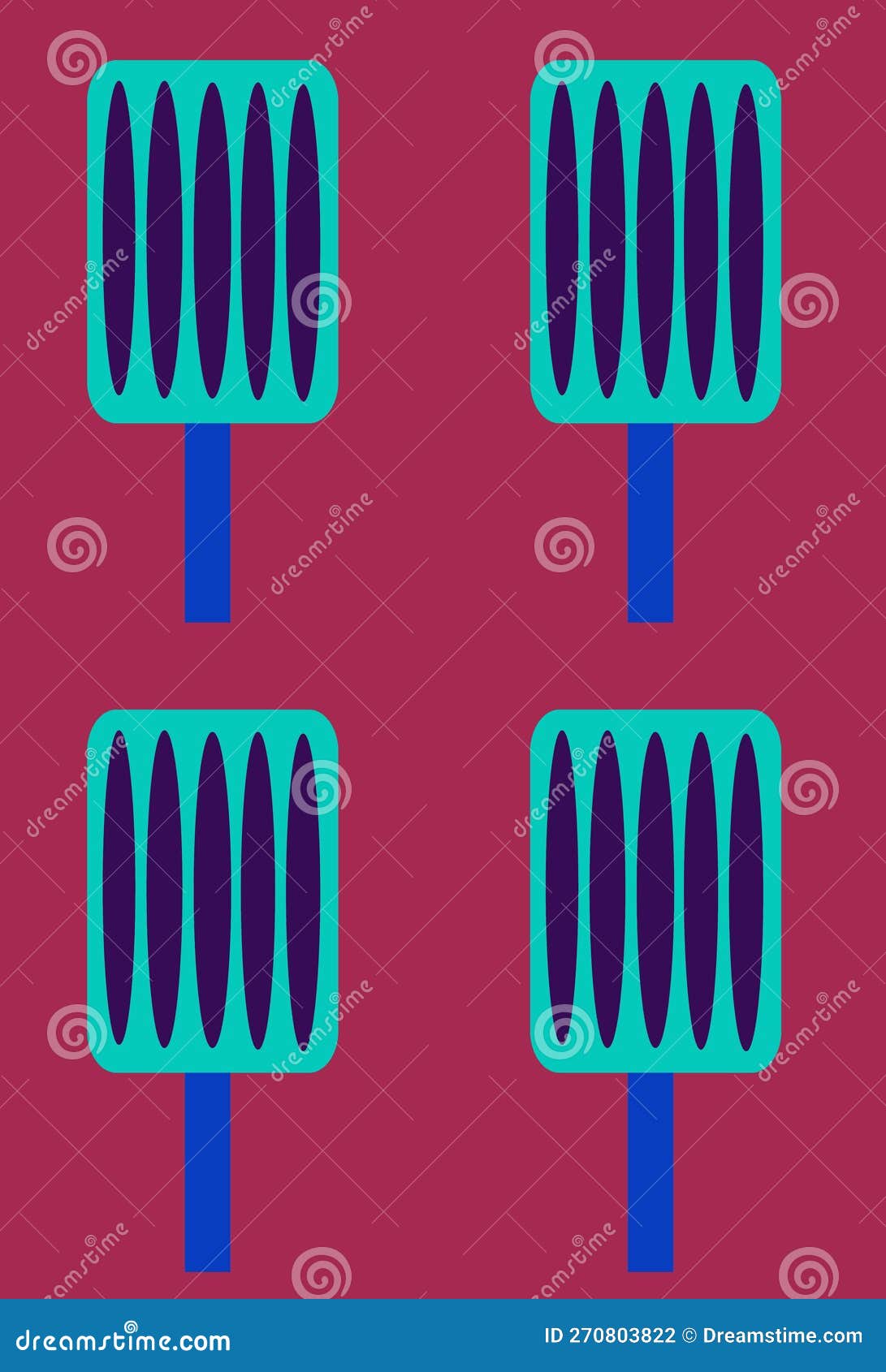 Abstract and Contemporary Digital Art Lollipop Design Stock ...