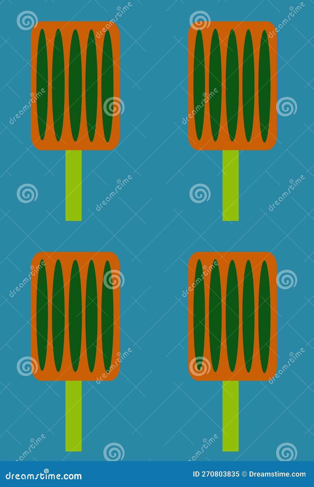 Abstract and Contemporary Digital Art Lollipop Design Stock ...