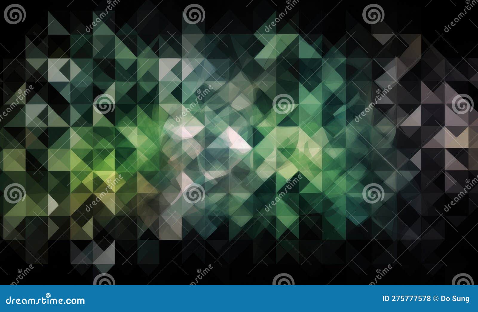 Abstract Digital Artwork: 3D Patterns and Gradient Colors Stock ...