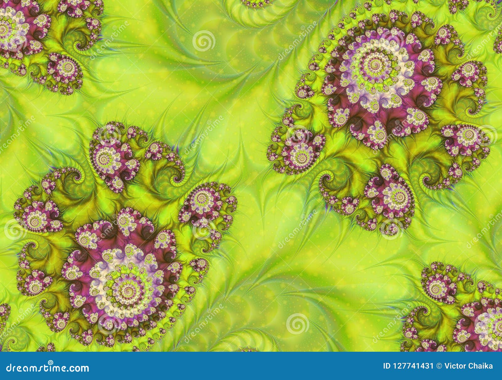 Abstract Digital Artwork. Patterns of Nature. Magic Shells. Stock ...