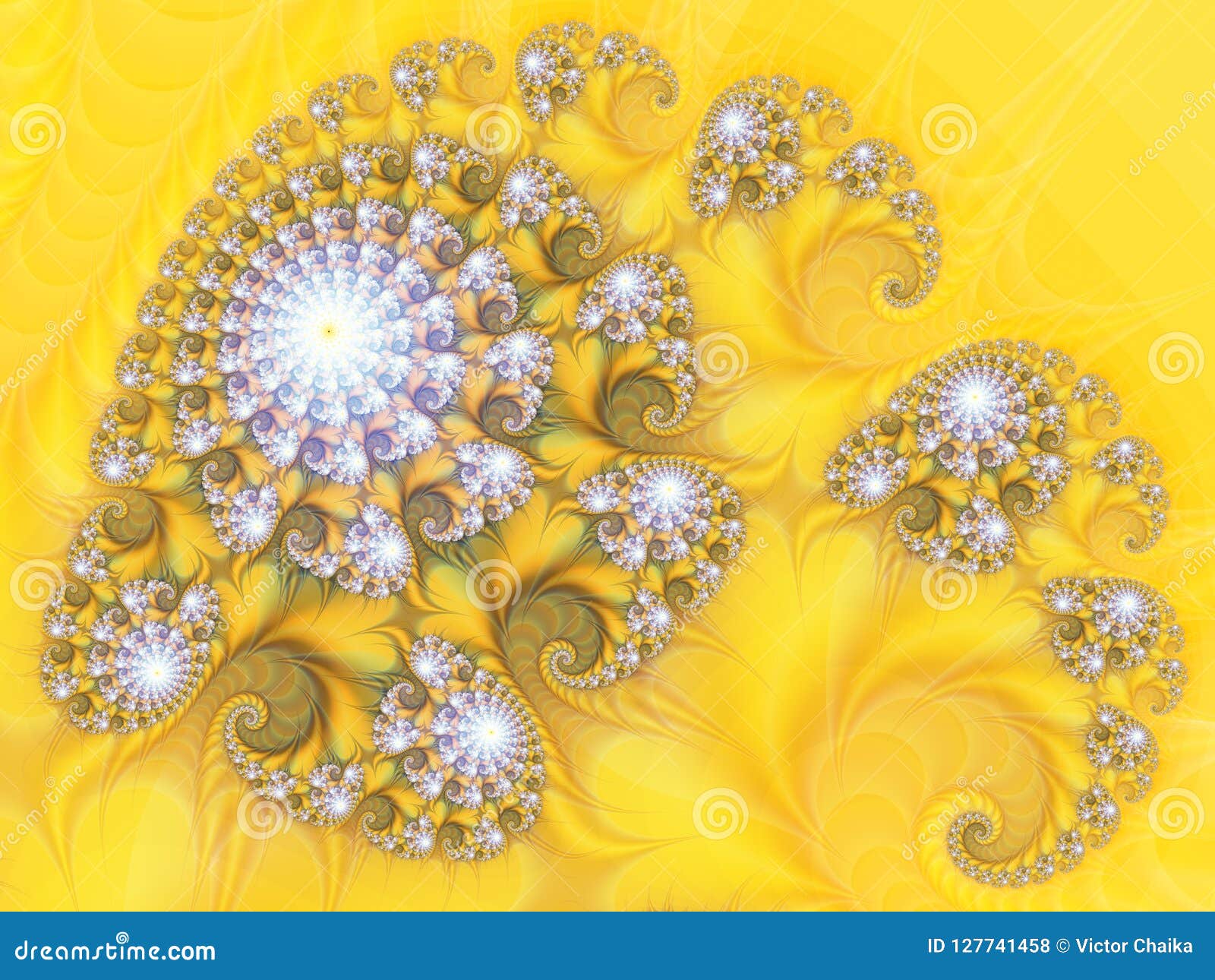 Abstract Digital Artwork. Patterns of Nature. Magic Shells. Stock ...