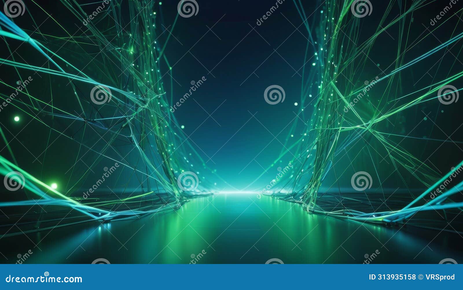 Network Pathway Illumination Stock Illustration - Illustration of ...