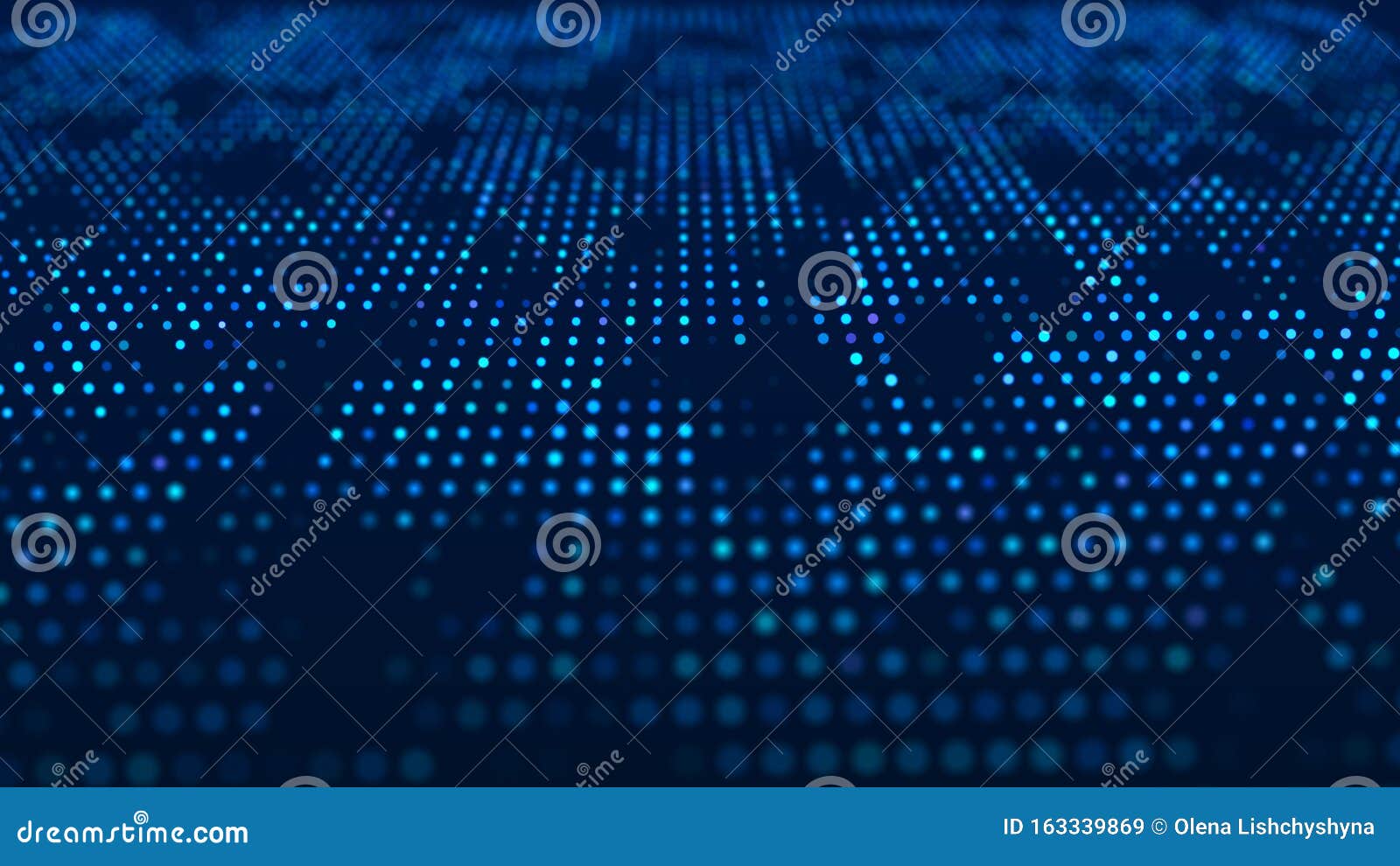 Abstract Digital Background. Big Data Code Matrix. 3d Rendering Stock ...