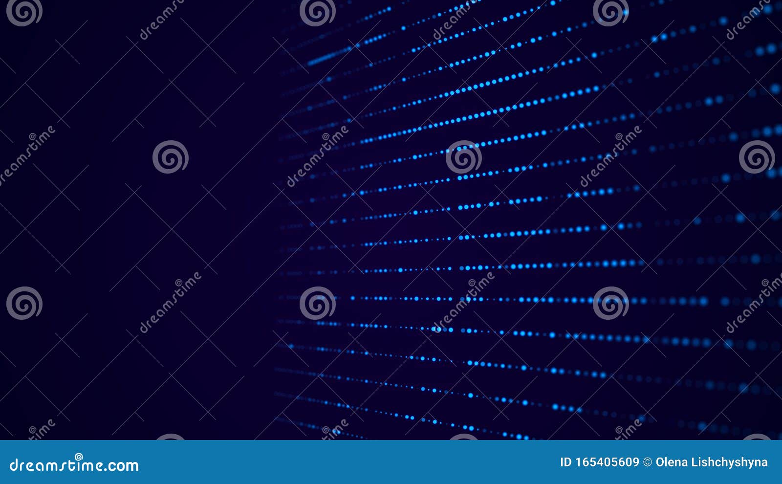 Abstract Digital Background Big Data Code Matrix 3d Rendering Stock