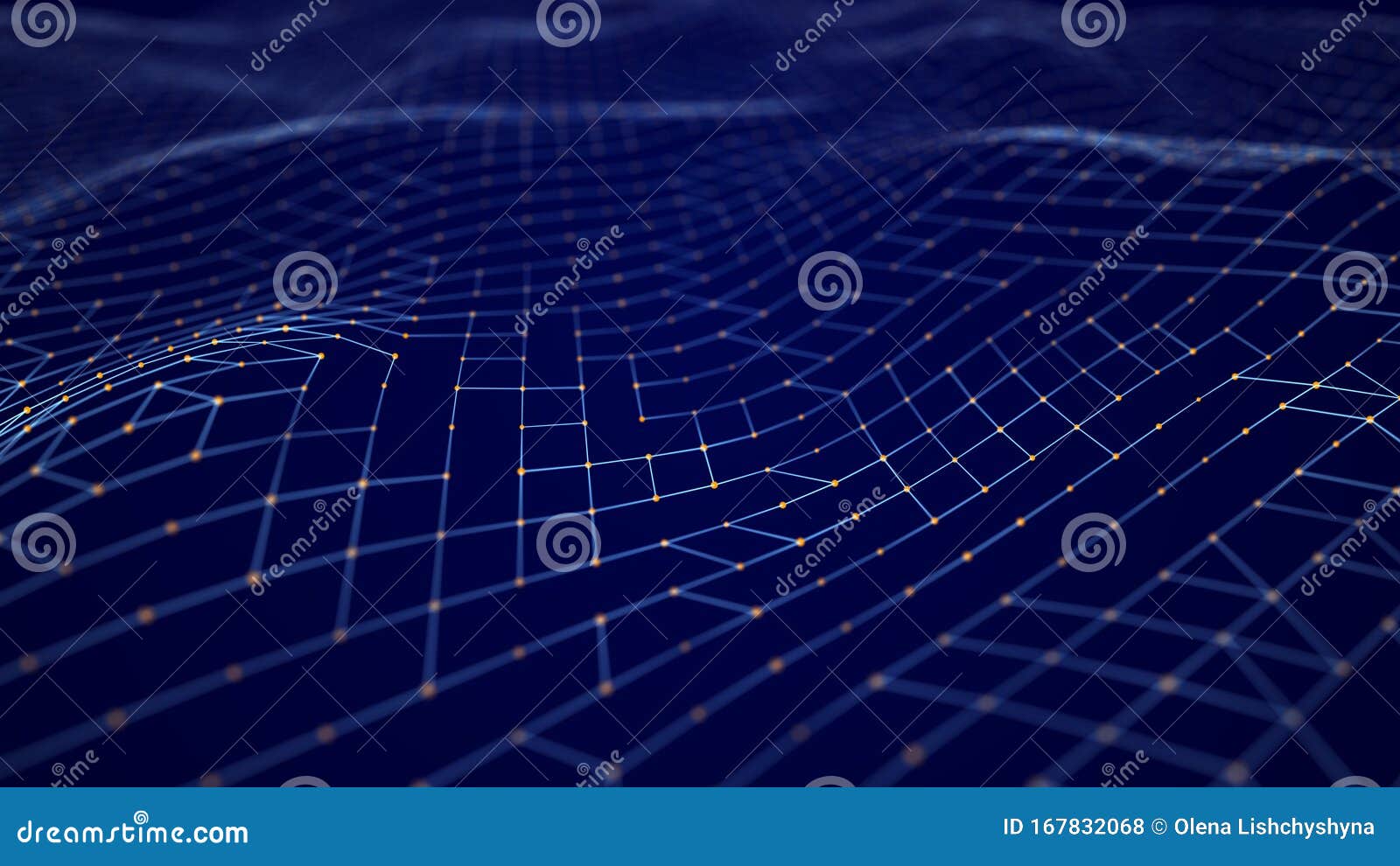 Abstract Digital Background. Big Data Code Matrix. 3d Rendering Stock ...