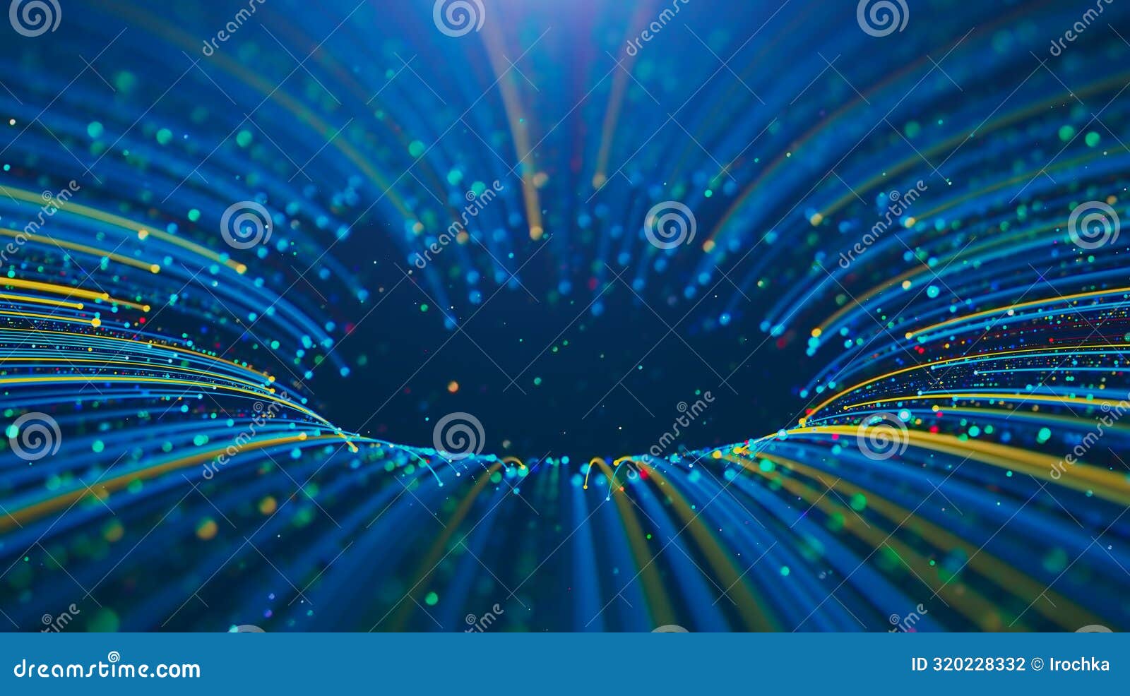 Abstract Digital Background. Big Data Visualization. Royalty-Free Stock ...