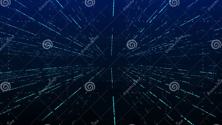Abstract Digital Background. Big Data Visualization. Data Flow ...