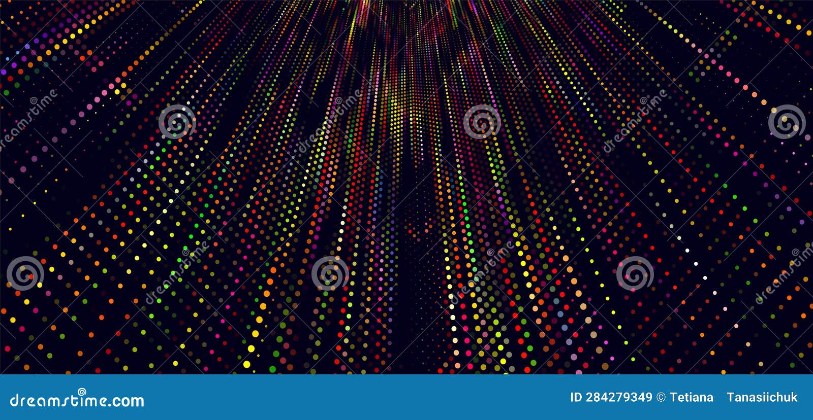 Abstract Digital Background. Big Data Visualization. Data Flow ...