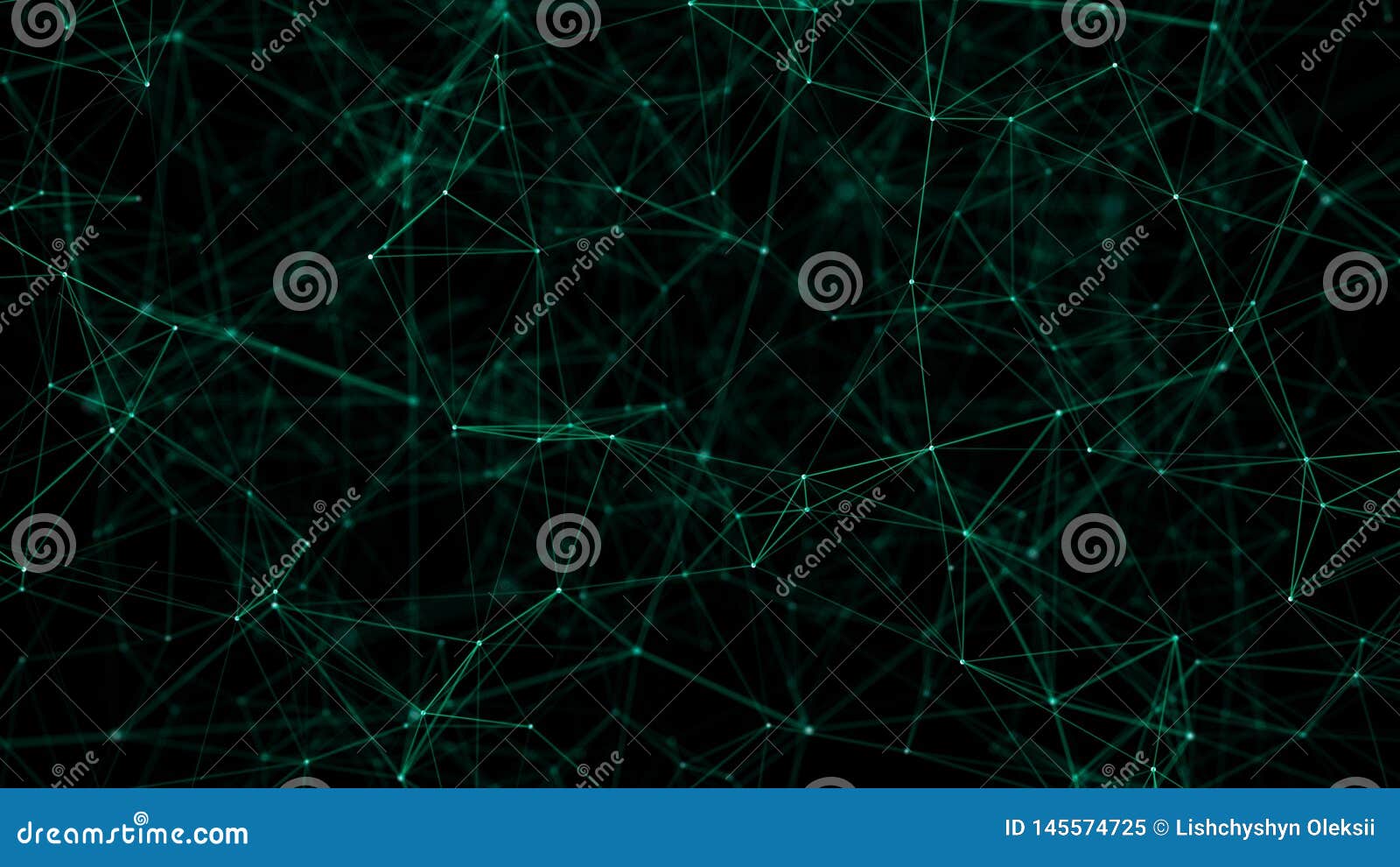 Abstract Digital Background Big Data Visualization Network Connection Structure Science