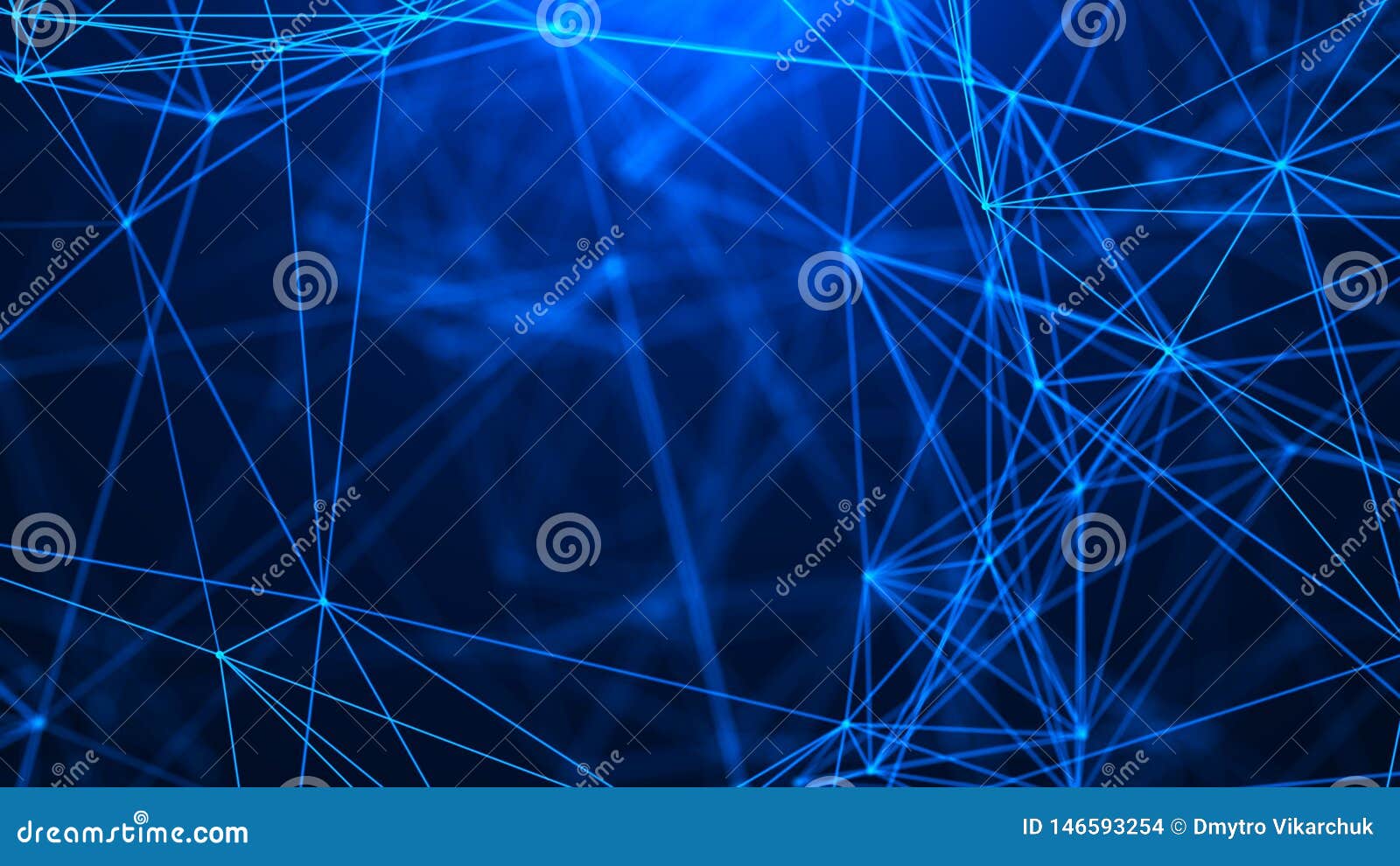 Abstract Digital Background. Connecting Dots and Lines. Big Data ...