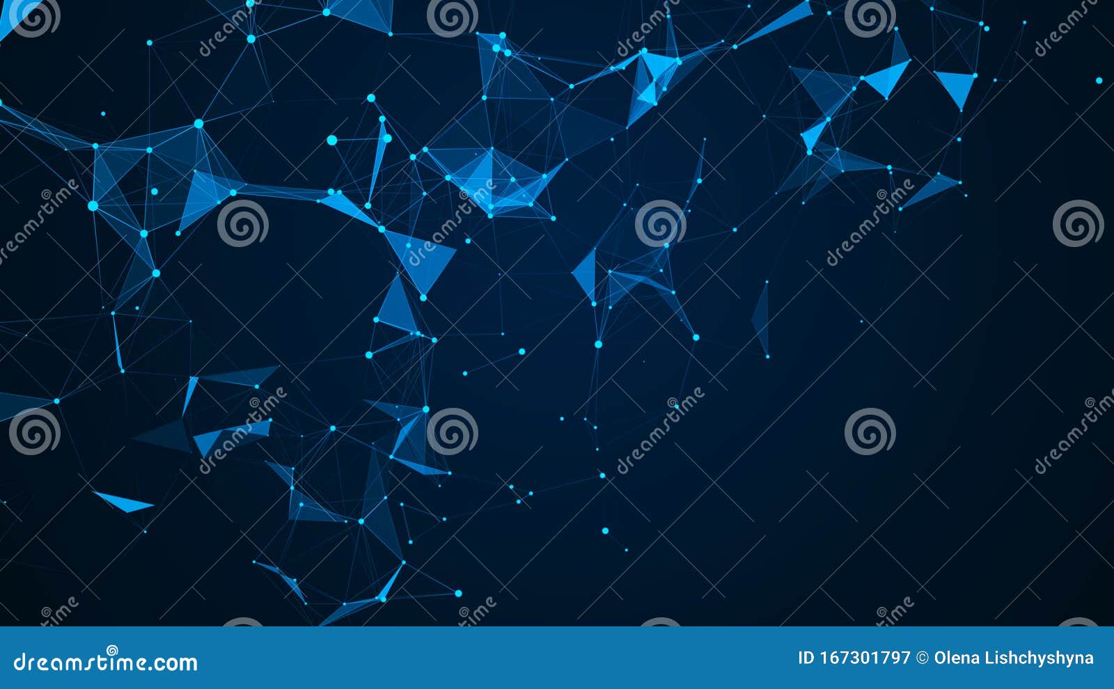 Abstract Digital Background. Cosmic Particles. the Effect of Plexus ...