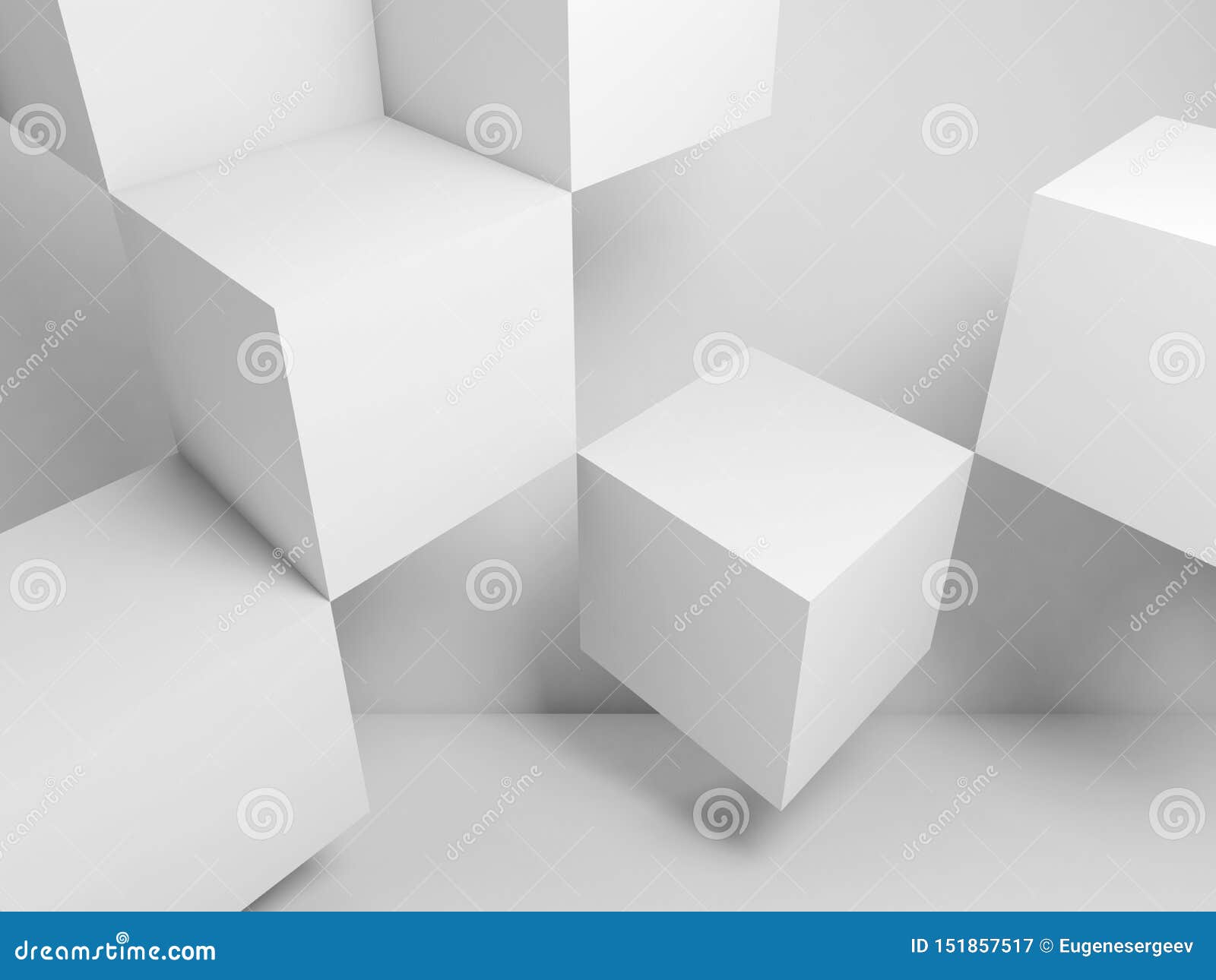 Abstract Digital Background, Cubes Stock Illustration - Illustration of ...