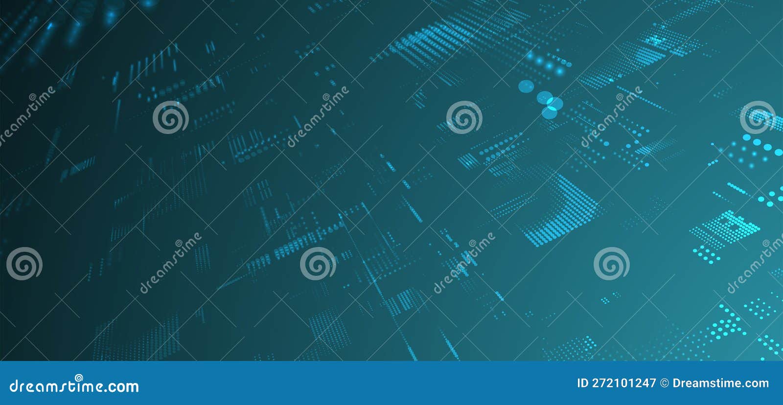 Abstract Digital Background. Data Flow Information. Concept of Digital ...