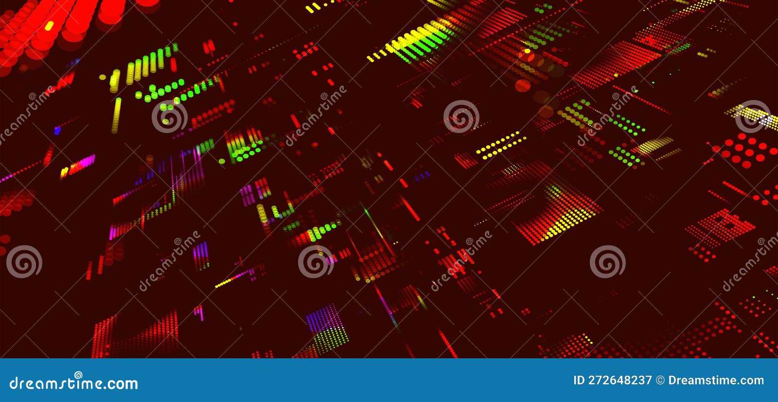 Abstract Digital Background. Data Flow Information. Concept of Digital ...