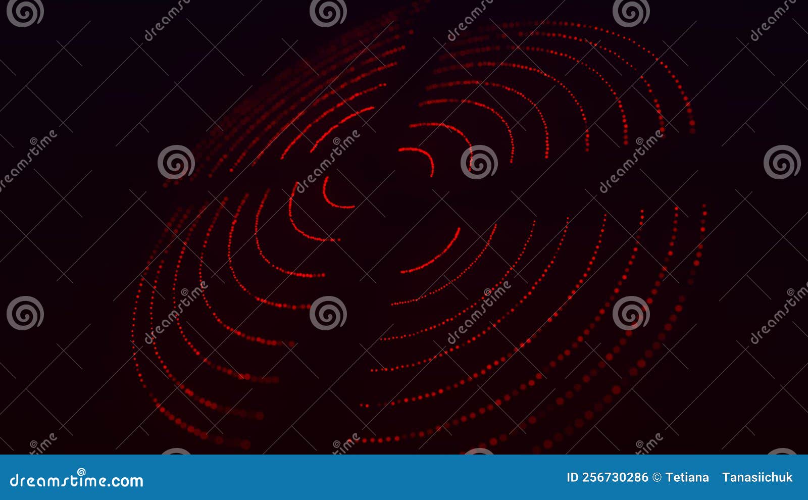 Digital Technology Background. Big Data Visualization. Dynamic Wave of ...