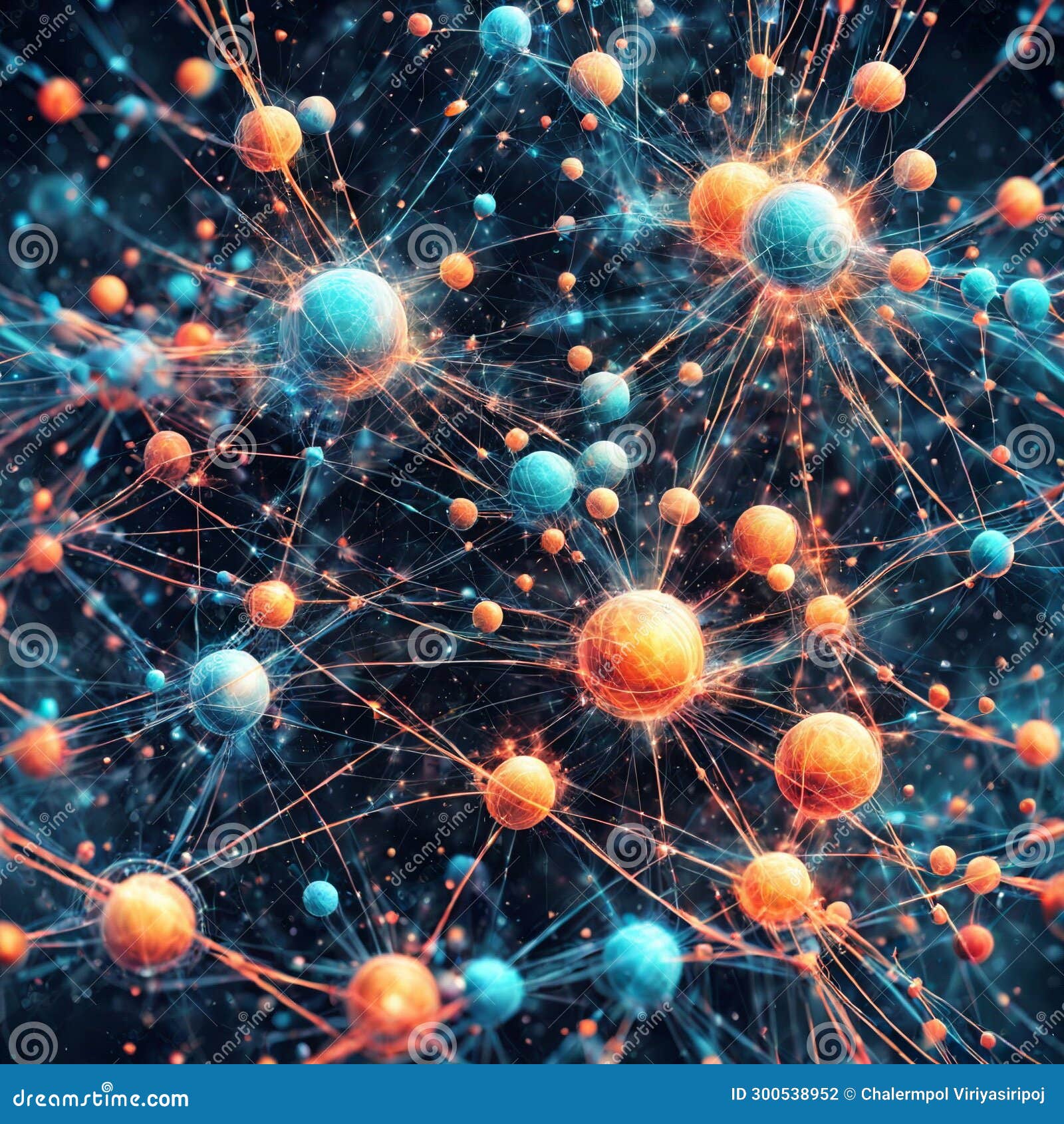 Abstract Digital Background. Data Universe Illustration Stock ...