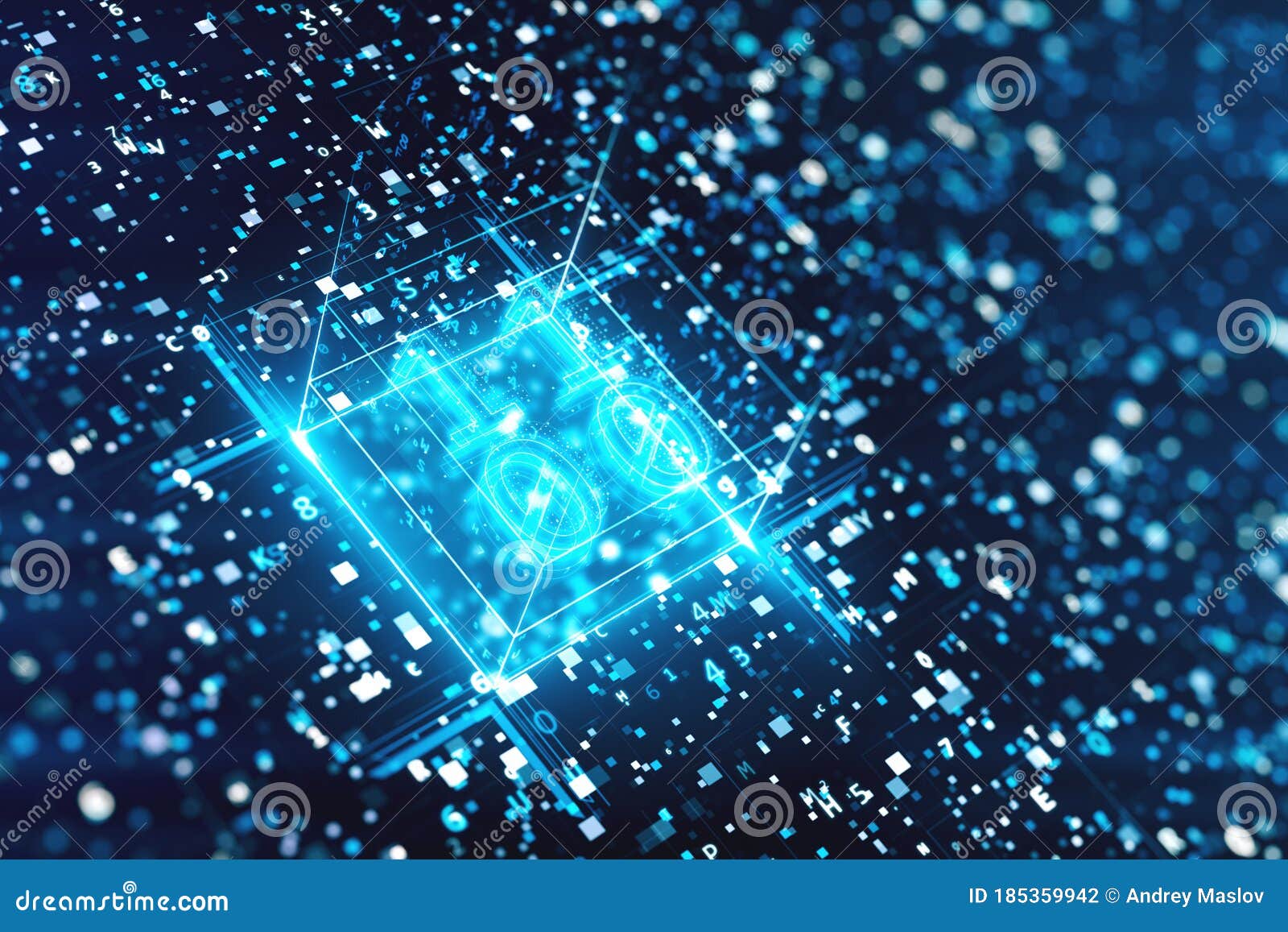 Digital Hexadecimal Symbols Royalty-Free Stock Image | CartoonDealer ...