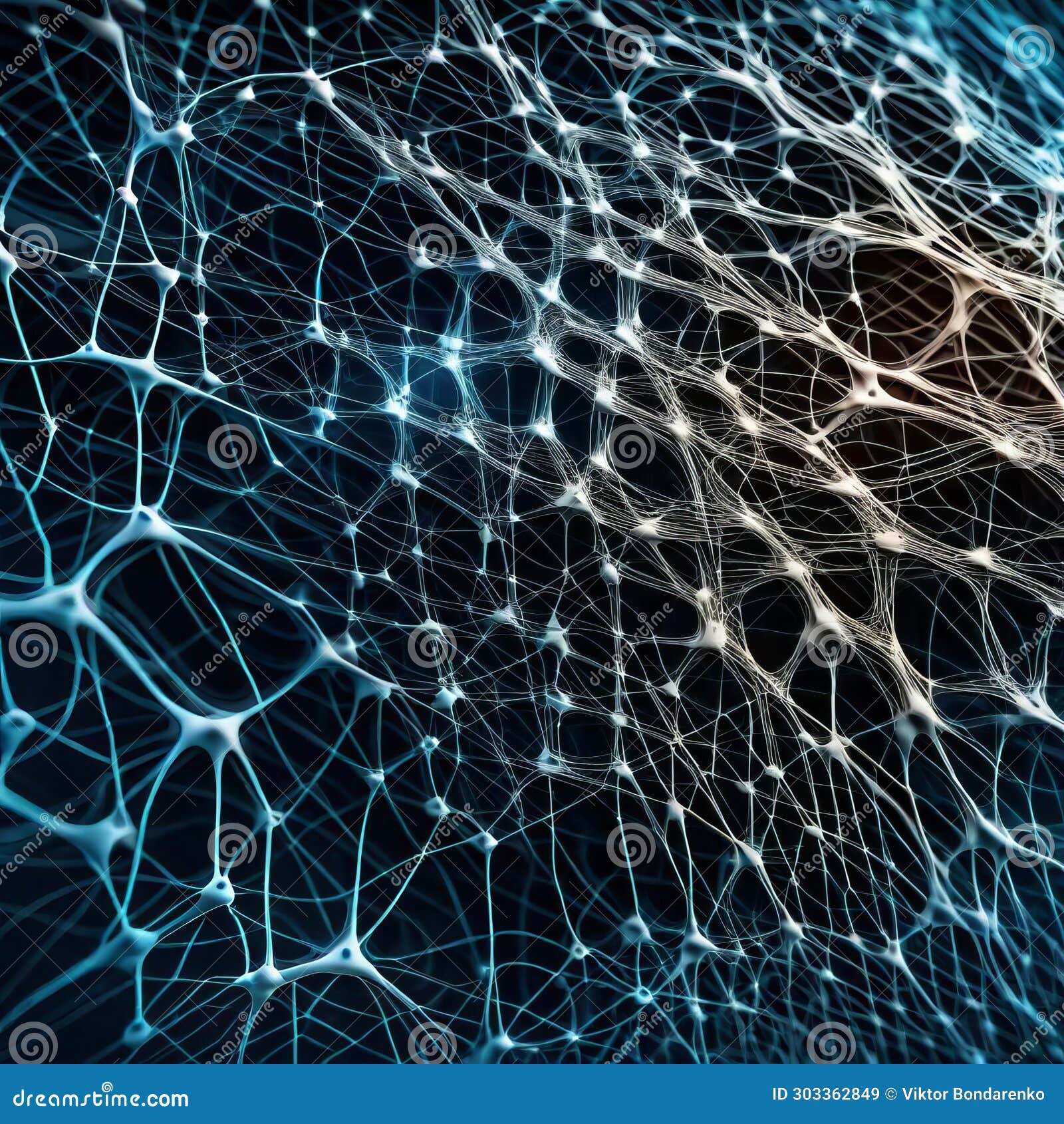 Abstract Digital Background of Neural Networks Stock Image - Image of ...