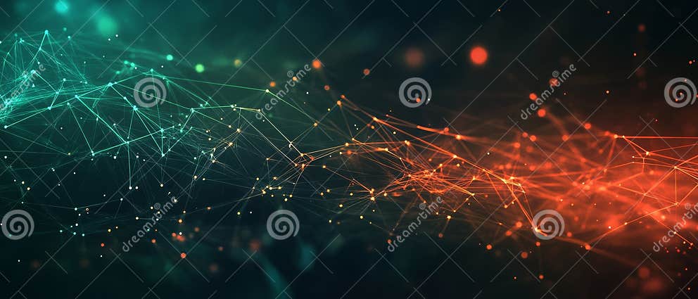 An Abstract Digital Background Representing Technology and Artificial ...