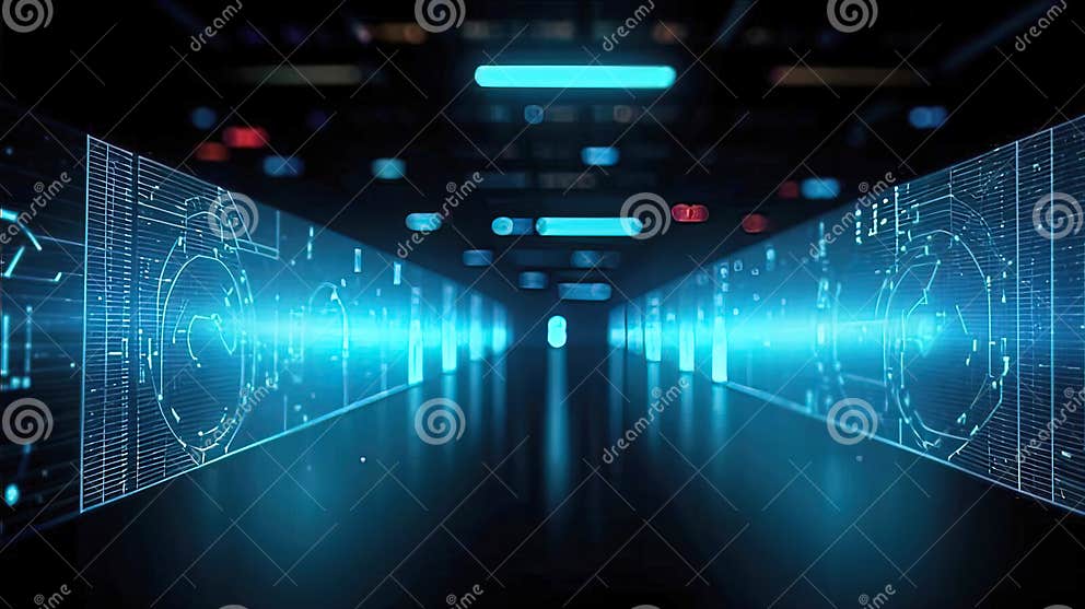 Abstract Digital Background with Smooth Lines and Particles, Ideal for ...