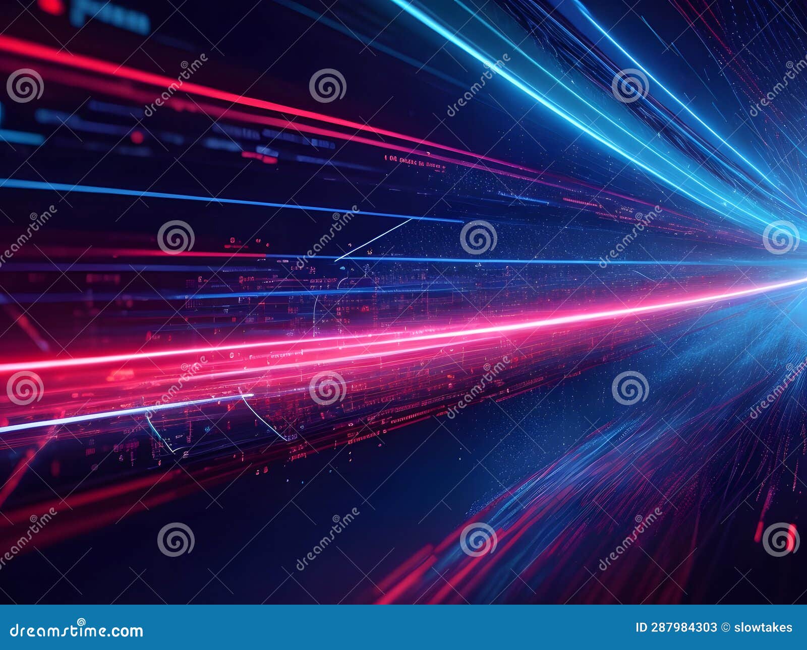 Abstract Digital Background for Tech Envision a World Driven by Binary ...