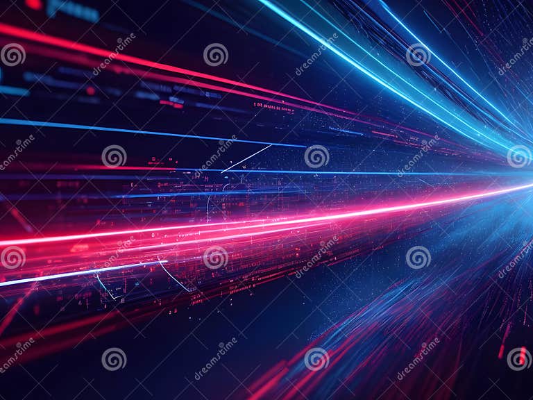 Abstract Digital Background for Tech Envision a World Driven by Binary Code Immersed in Coding ...