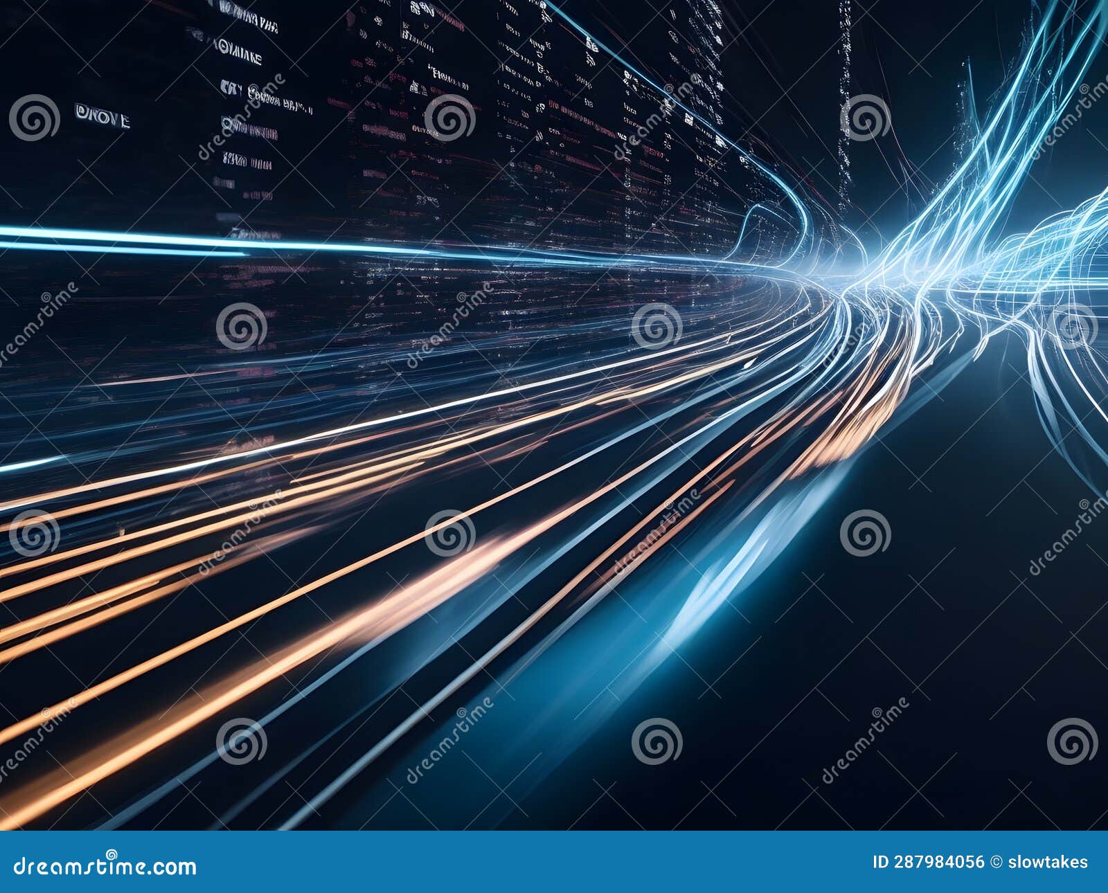 Abstract Digital Background for Tech Envision a World Driven by Binary Code Immersed in Coding ...