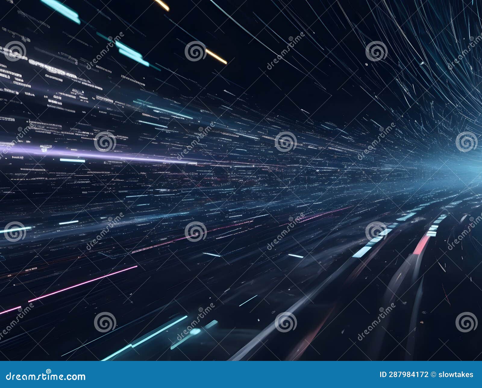 Abstract Digital Background for Tech Envision a World Driven by Binary Code Immersed in Coding ...