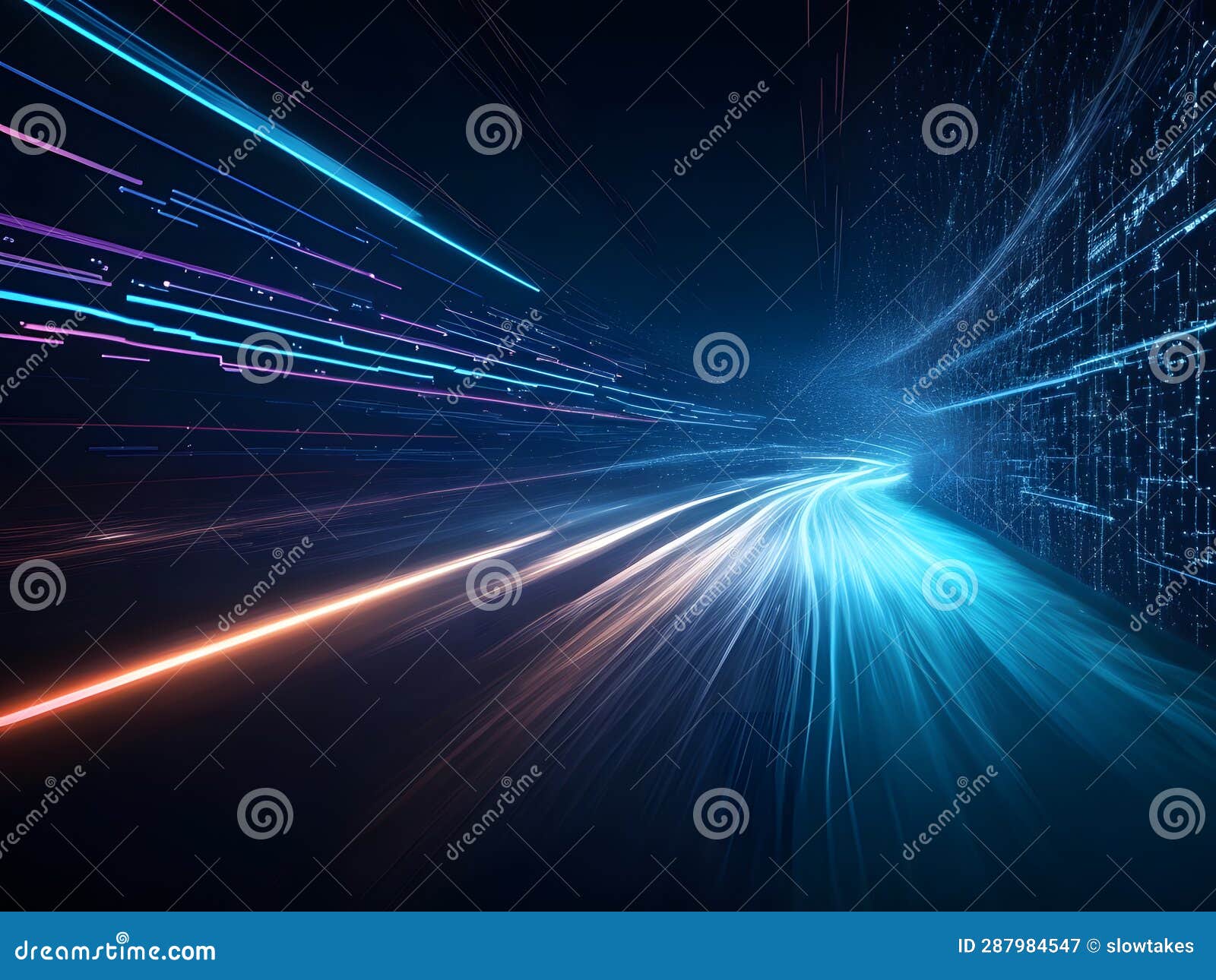 Abstract Digital Background for Tech Envision a World Driven by Binary Code Immersed in Coding ...