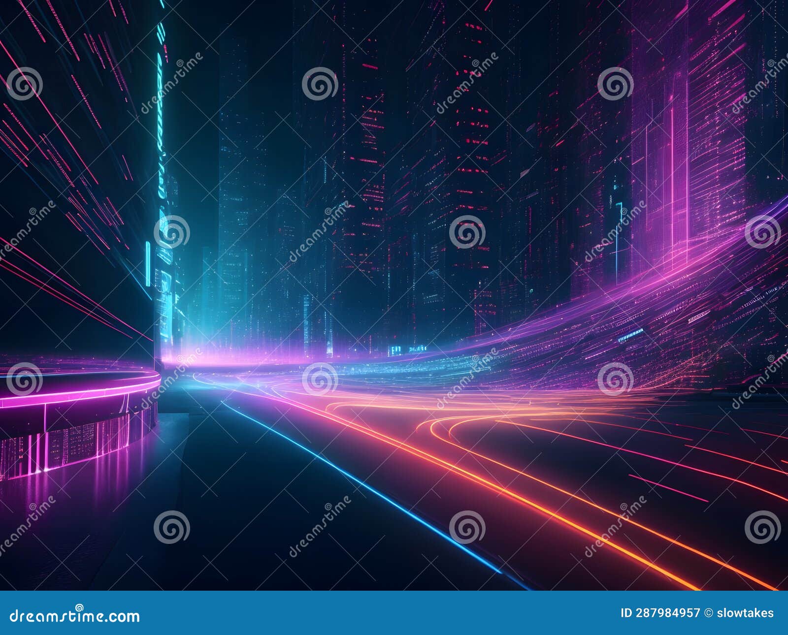 Abstract Digital Background for Tech Envision a World Driven by Binary Code Immersed in Coding ...