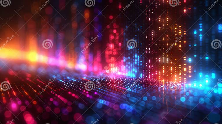 Abstract Digital Binary Data on Computer Screen Stock Image - Image of ... Abstract Digital Binary Data on Computer Screen Stock Image - Image of ...