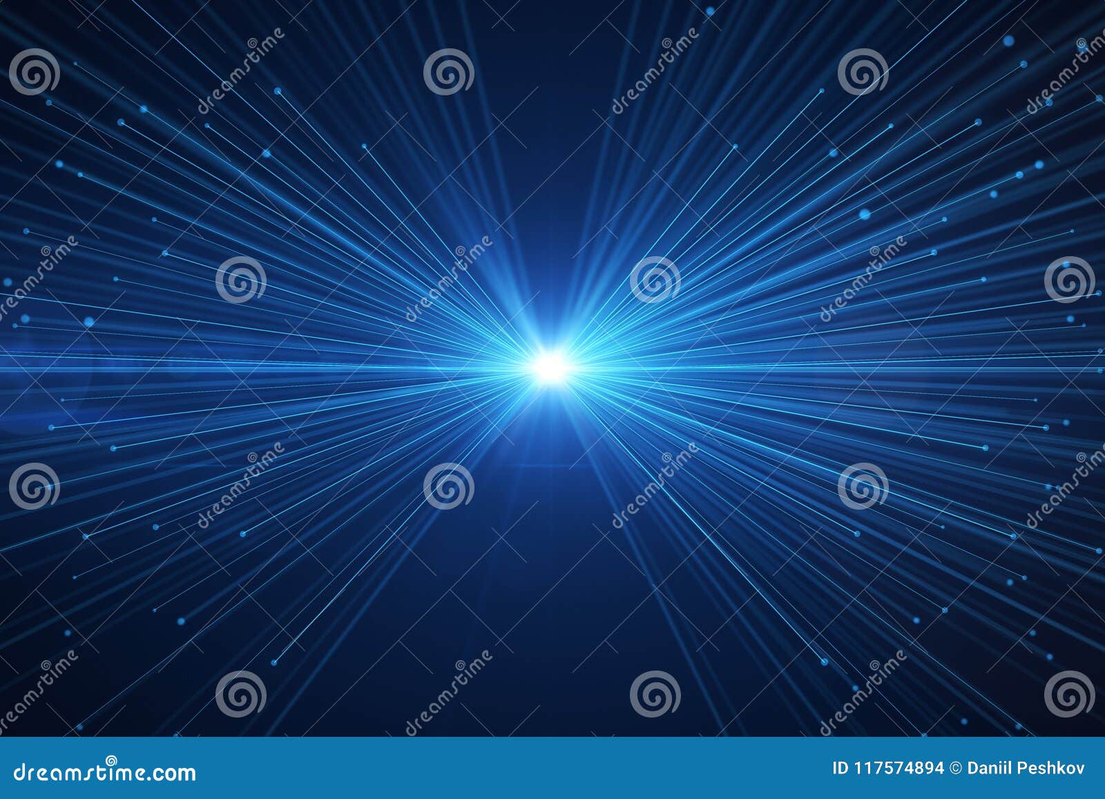 Abstract Blue Ray Wallpaper Stock Illustration - Illustration of fade ...