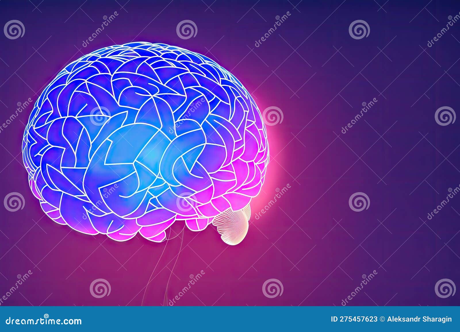 Abstract Digital Brain. Neural Network Concept Stock Illustration ... Abstract Digital Brain. Neural Network Concept Stock Illustration ...