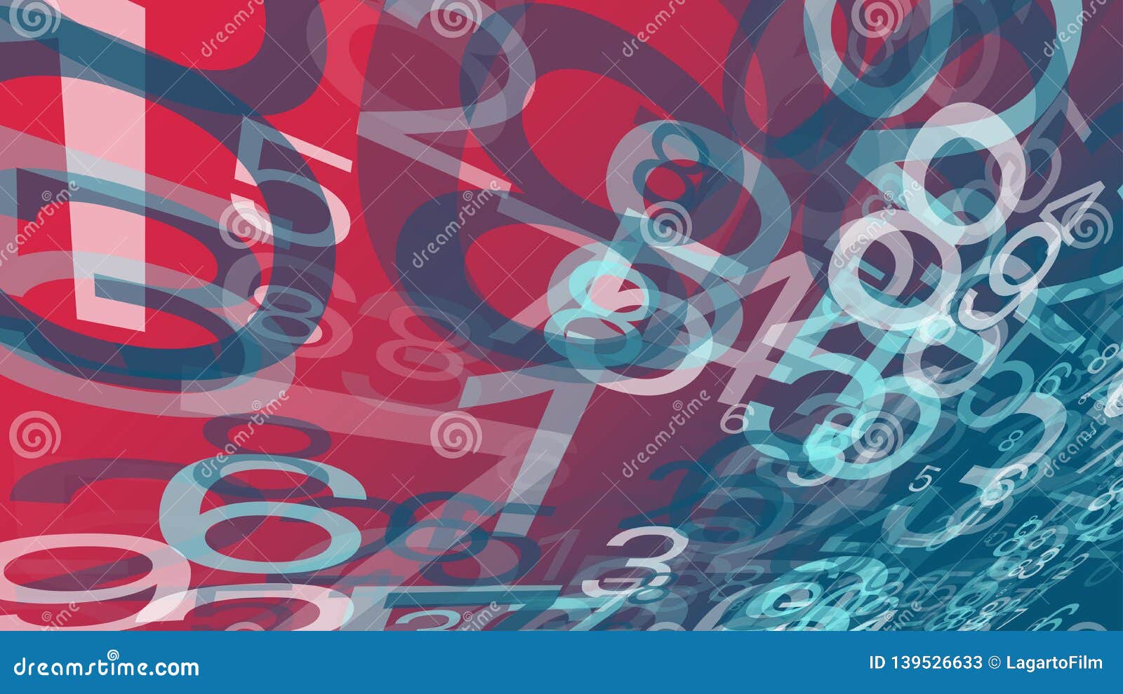 Abstract Digital Chaos, Vector Big Data Digits Stock Vector - Illustration of abstract, cyber ...