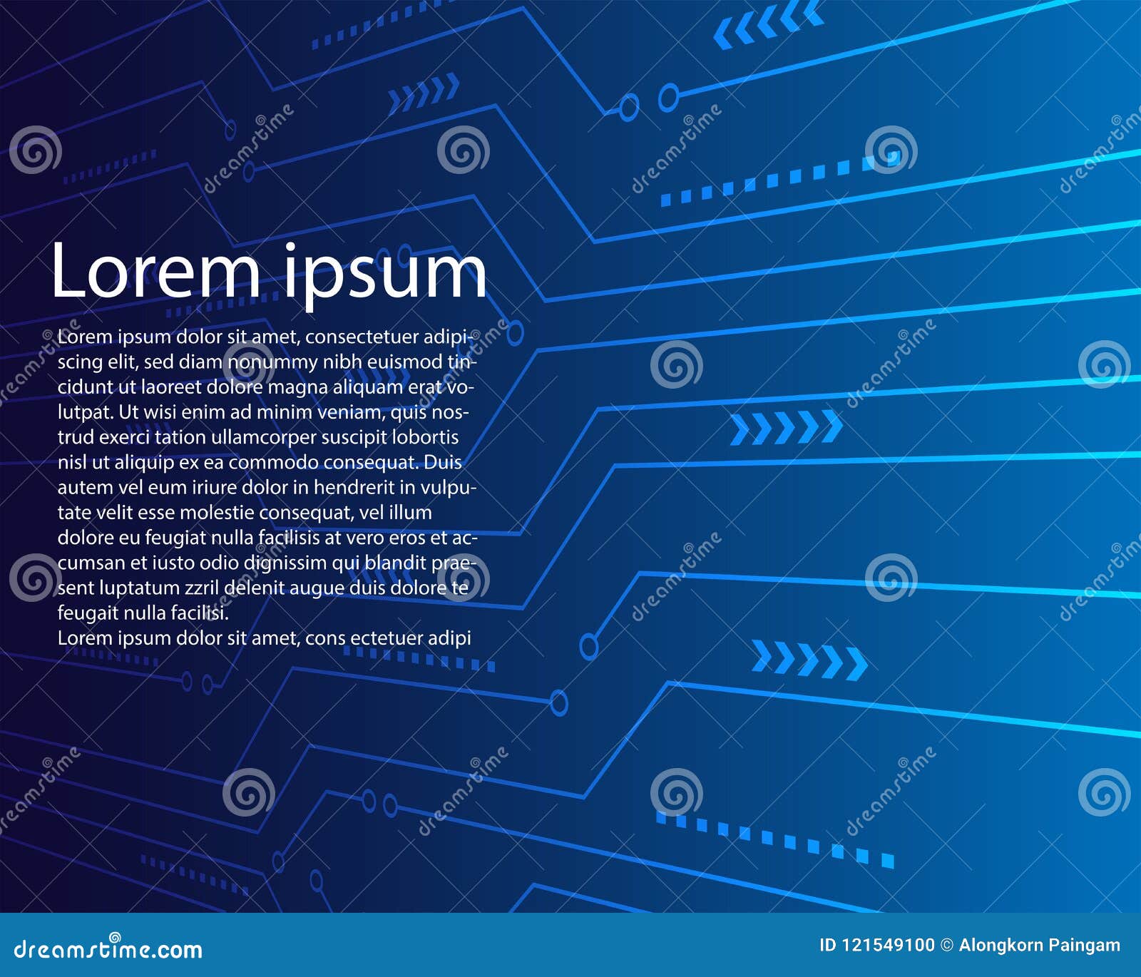 Abstract Digital Circuit Background Vector Design.perspective Di Stock ...