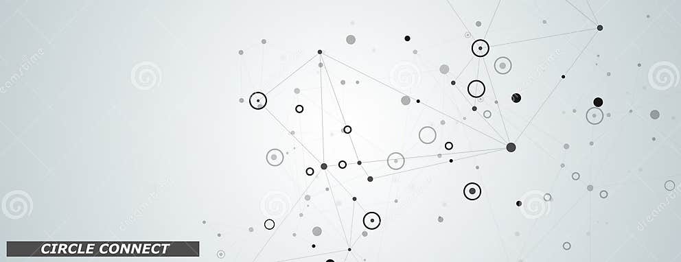 Abstract Digital Connection for Concept Design. World Communication ...