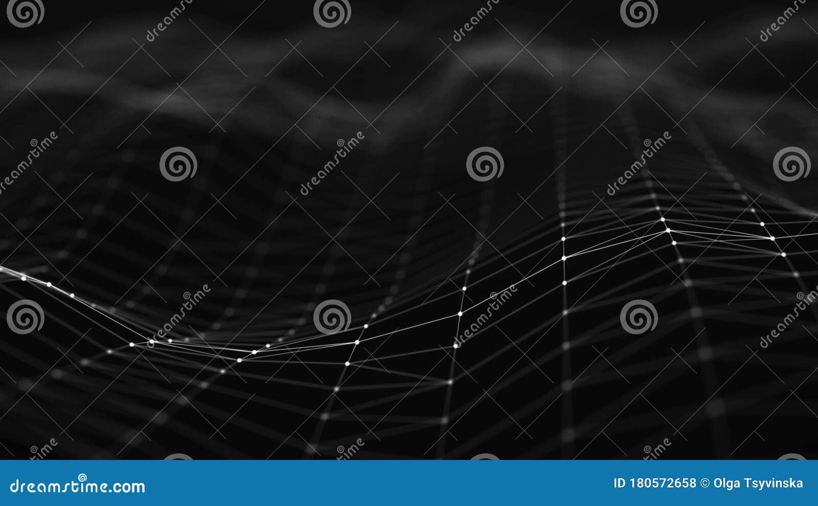 Abstract Digital Connection Dots and Lines. Technology Background. Network Connection Structure ...
