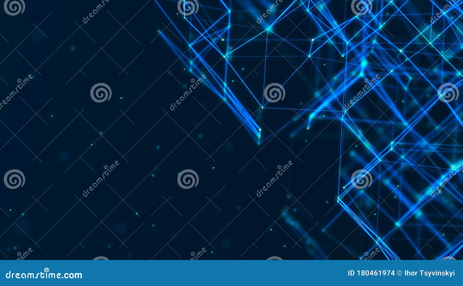Abstract Digital Connection Dots Technology Background Network Connection Structure Plexus