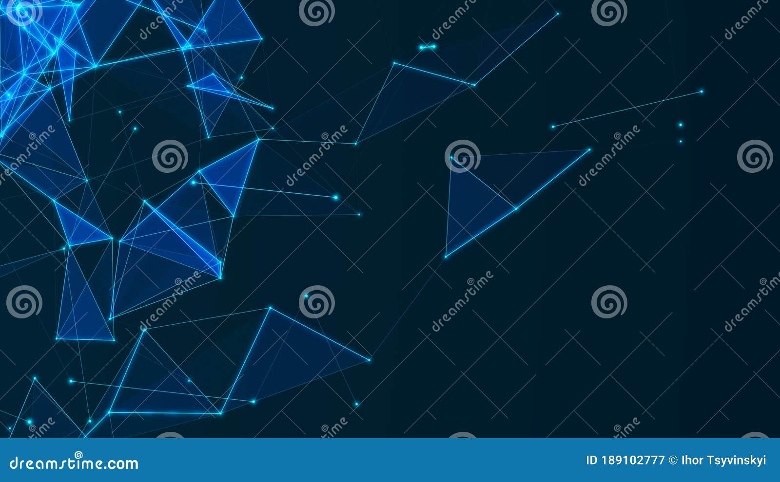 Abstract Digital Connection Dots Technology Background Network Connection Structure Plexus